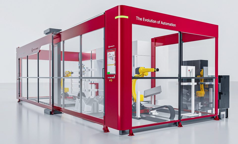 Advanced Automation for Bending with Twin Robot Cell - LAMIERA